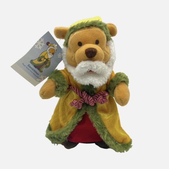 Disney | Toys | Nwt Disney Winnie The Pooh Bear Samichlaus Swiss Santa ...